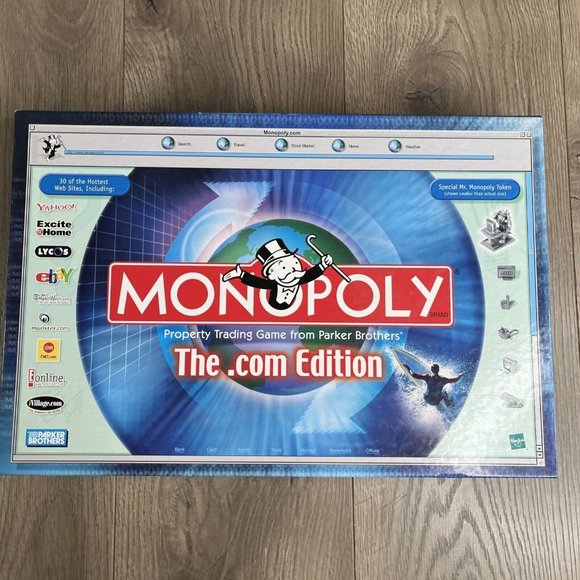 MONOPOLY | Games | Monopoly The Dot Com Edition Parker Brothers Game ...